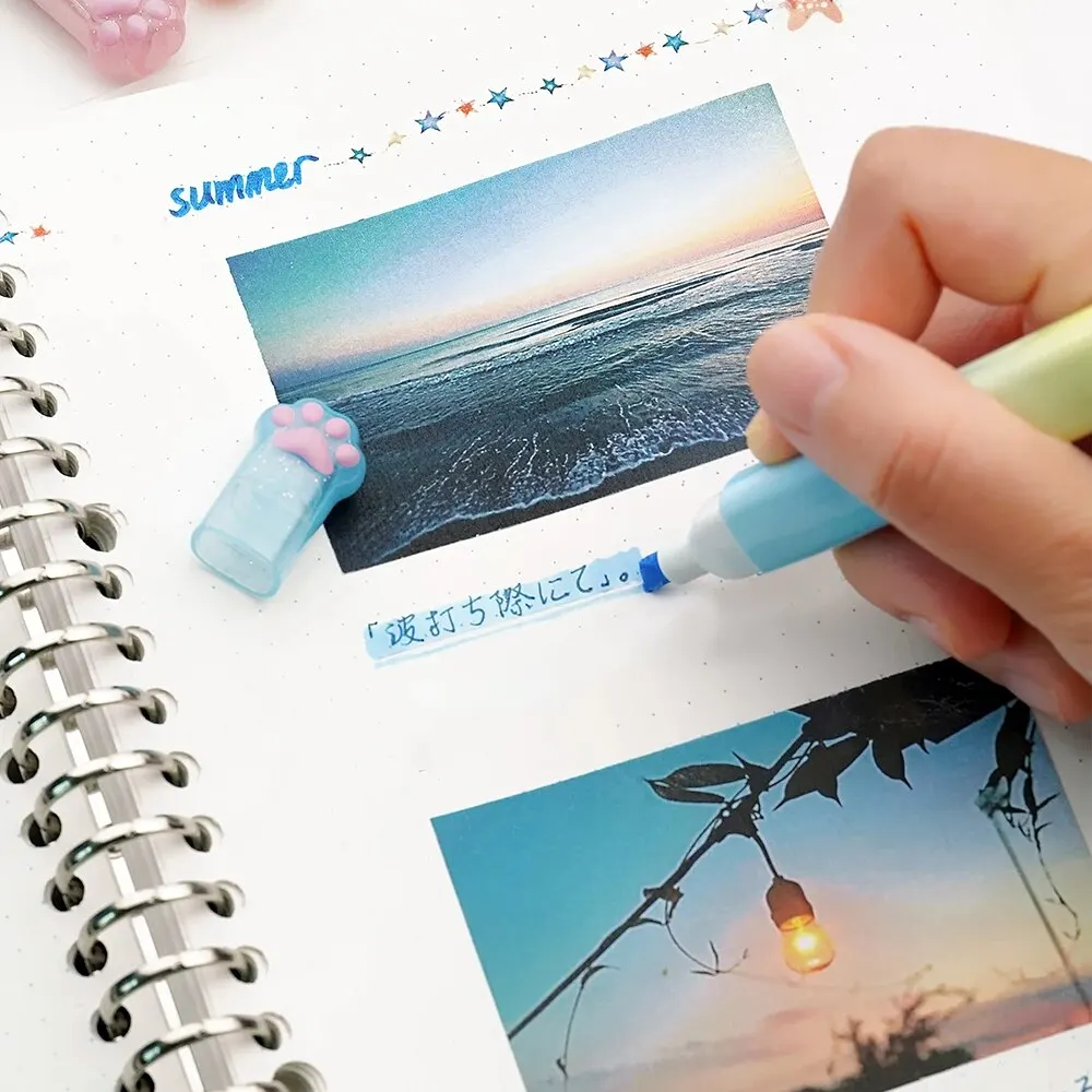 Cat Paw Twin Color Highlighter | Kawaii Pen Shop
