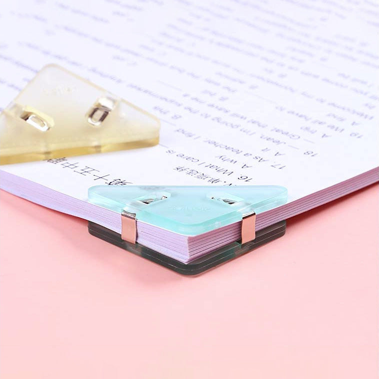 Color Pop Corner Paper Clips | Kawaii Pen Shop