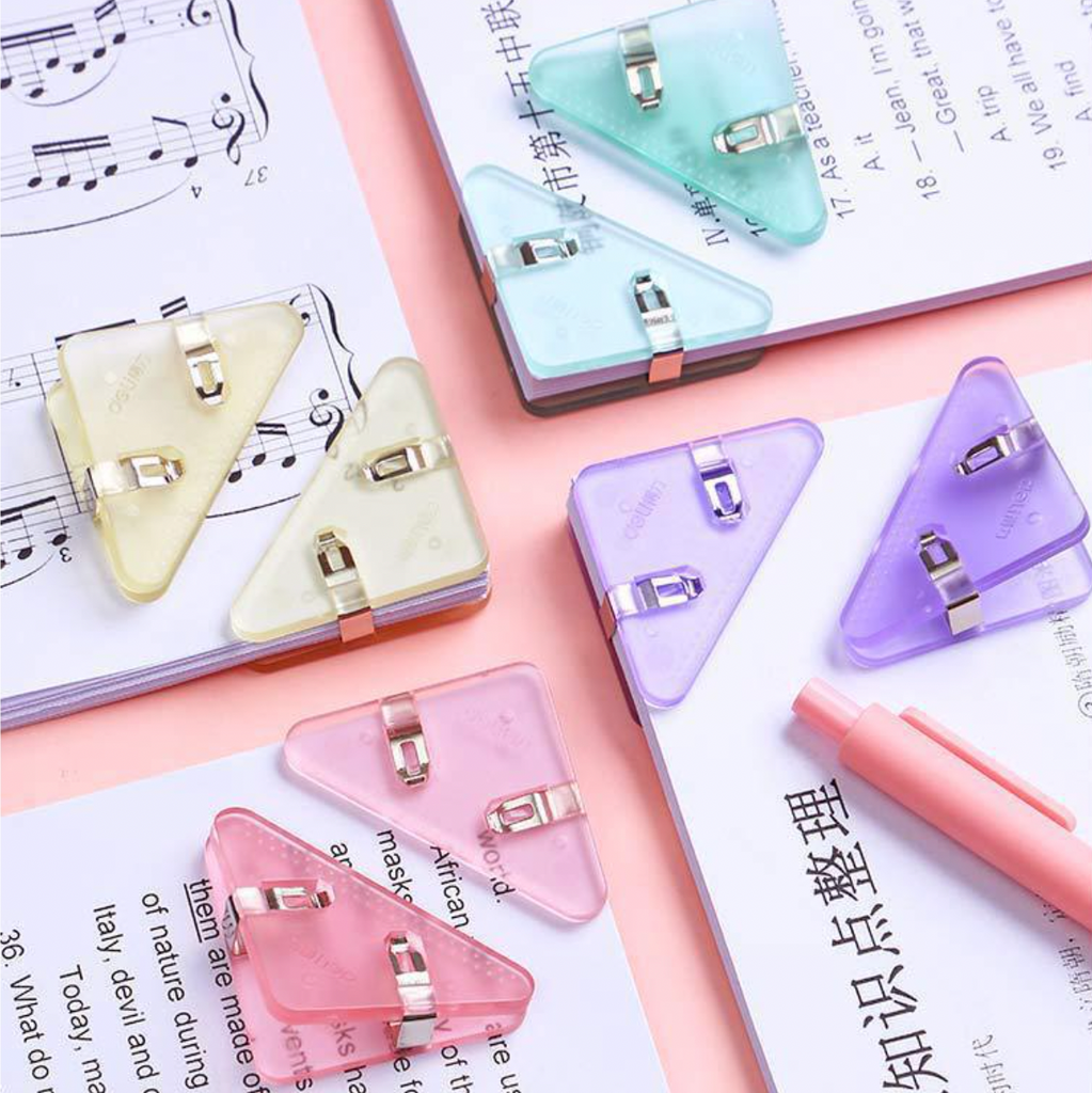 Color Pop Corner Paper Clips | Kawaii Pen Shop