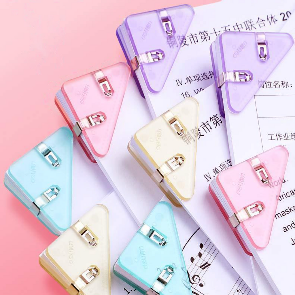 Color Pop Corner Paper Clips | Kawaii Pen Shop
