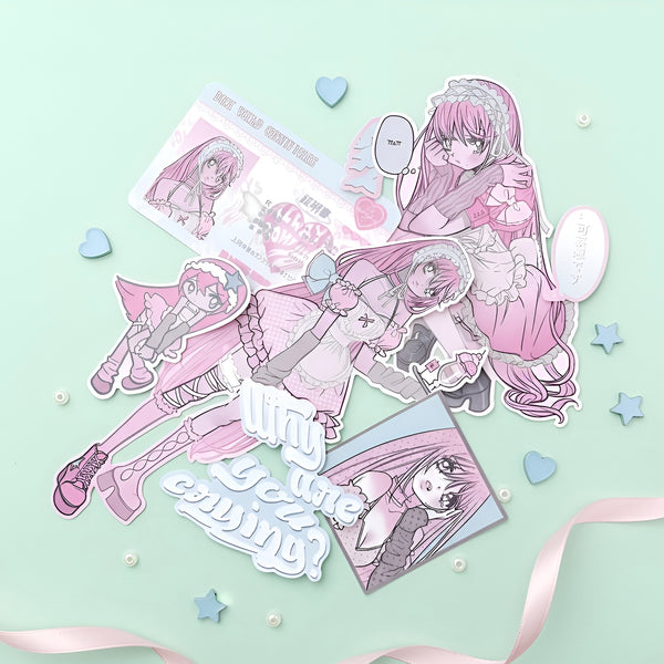 Domi World Rainbow Bites Stickers | Kawaii Pen Shop