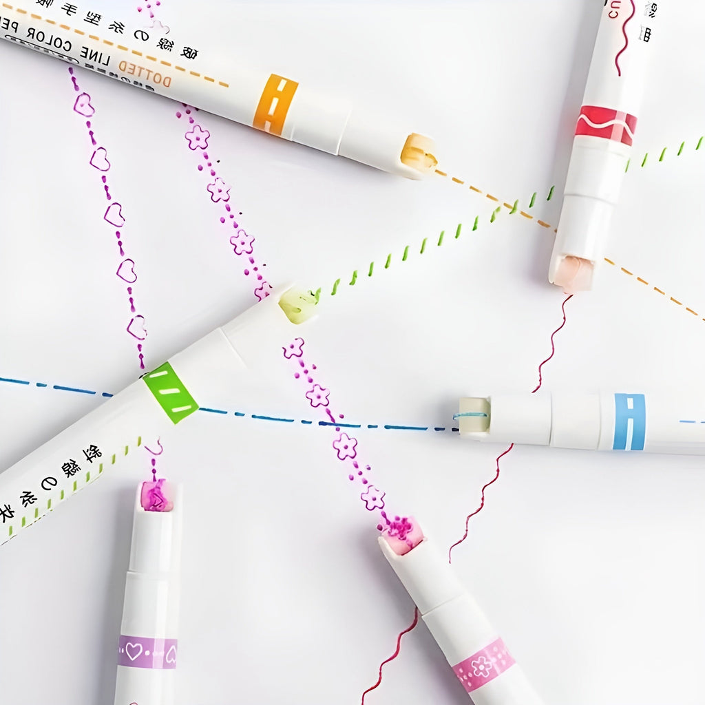 Dual Line 2-Way Markers | Kawaii Pen Shop