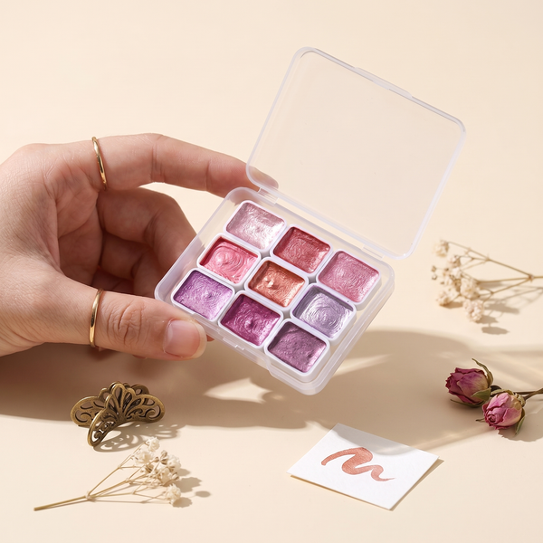 Mini Pearlescent Watercolor Palette | Kawaii Pen Shop