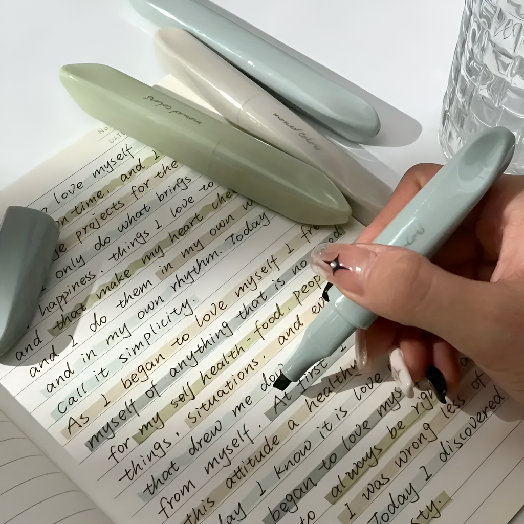 Monet Colors Aesthetic Highlighters | Kawaii Pen Shop