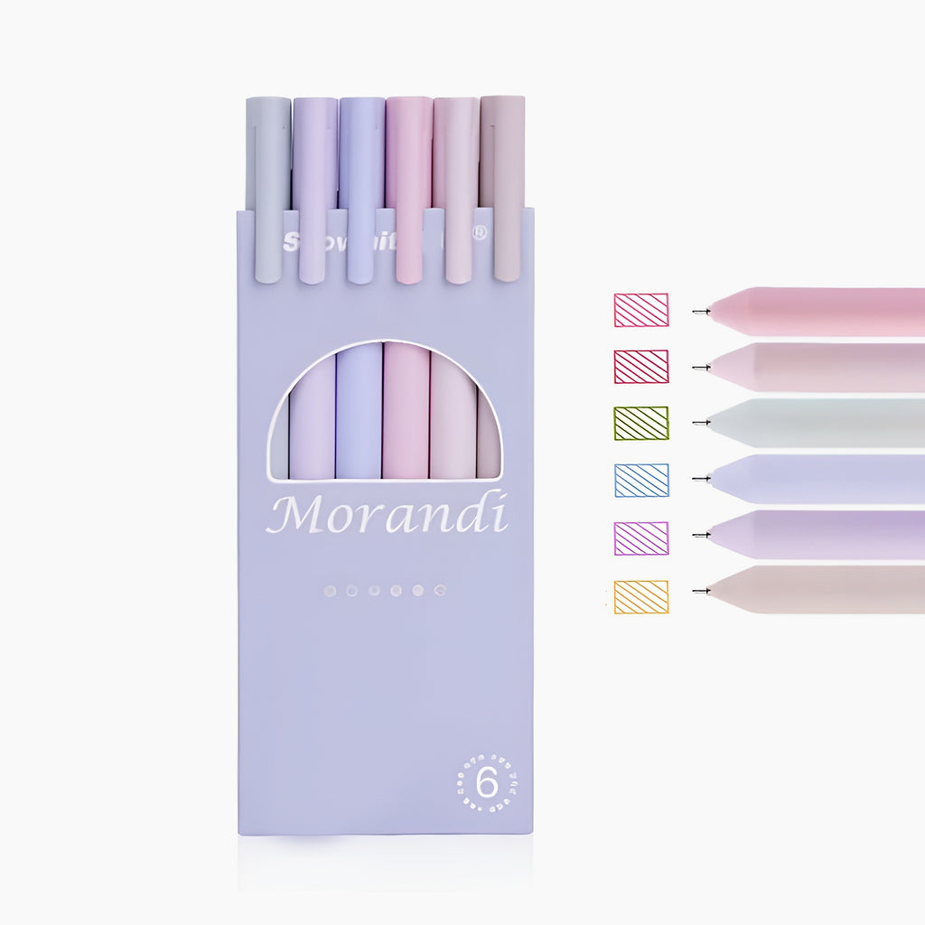 Morandi Neutral Color Pen Set | Kawaii Pen Shop