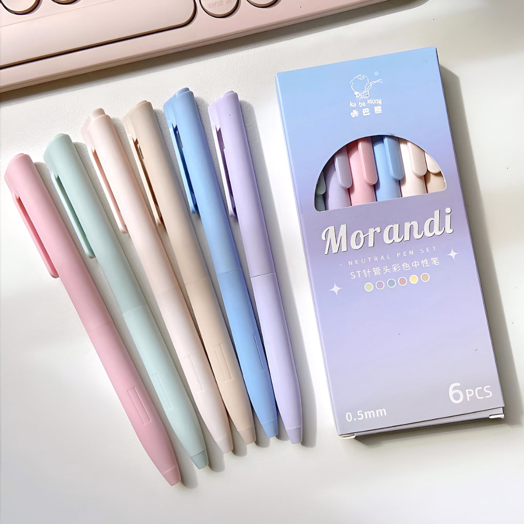 Morandi Neutral Color Pen Set | Kawaii Pen Shop