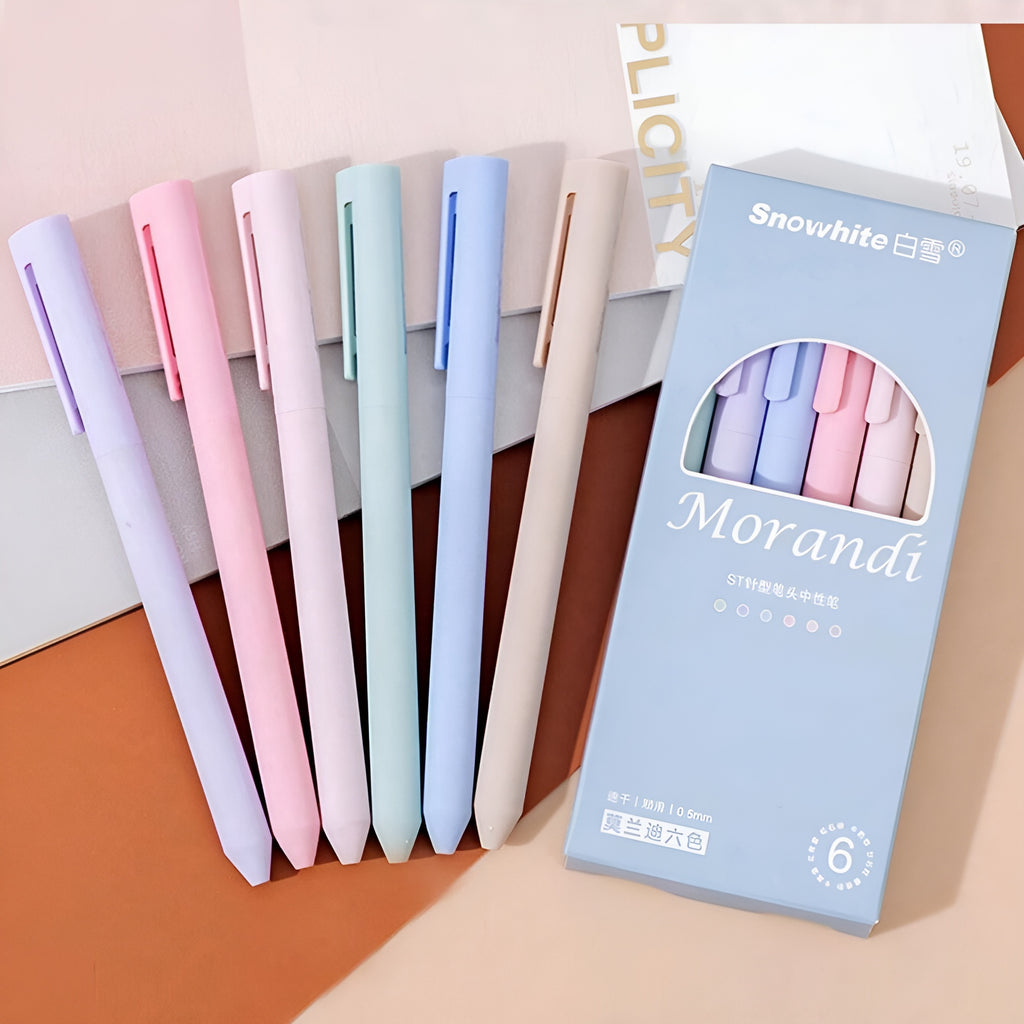 Morandi Neutral Color Pen Set | Kawaii Pen Shop