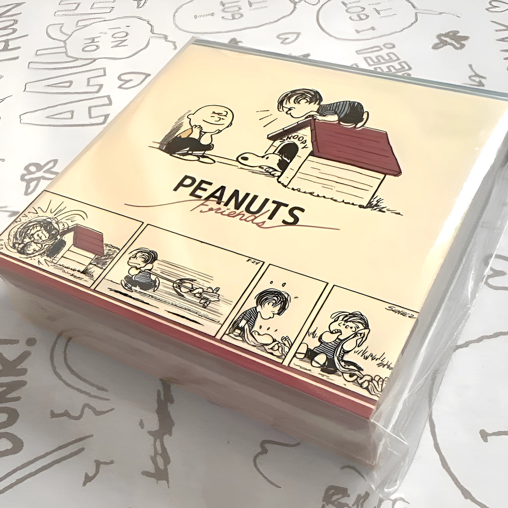 Peanuts Snoopy Memo Pad - Vintage - Comic Strip | Kawaii Pen Shop