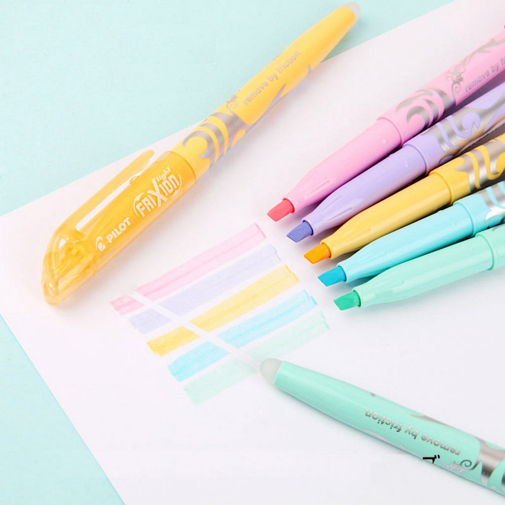 Pilot FriXion Soft Pastel Erasable Highlighters | Kawaii Pen Shop