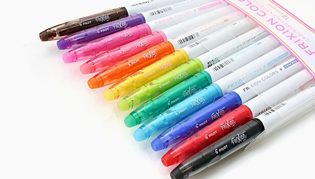 Pilot Frixion Colors Erasable Marker - 12 Color Set | Kawaii Pen Shop