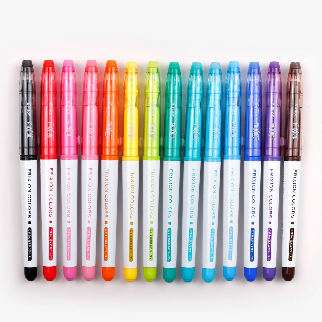 Pilot Frixion Colors Erasable Marker - 12 Color Set | Kawaii Pen Shop