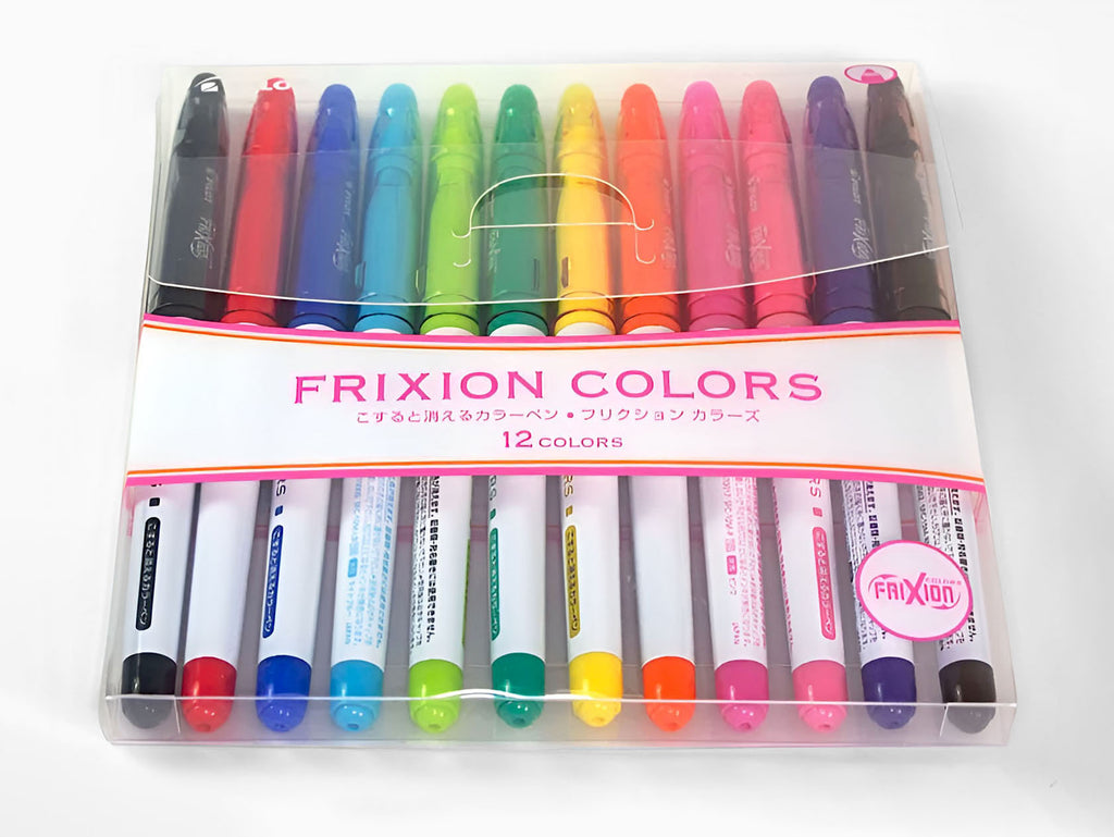 Pilot Frixion Colors Erasable Marker - 12 Color Set | Kawaii Pen Shop