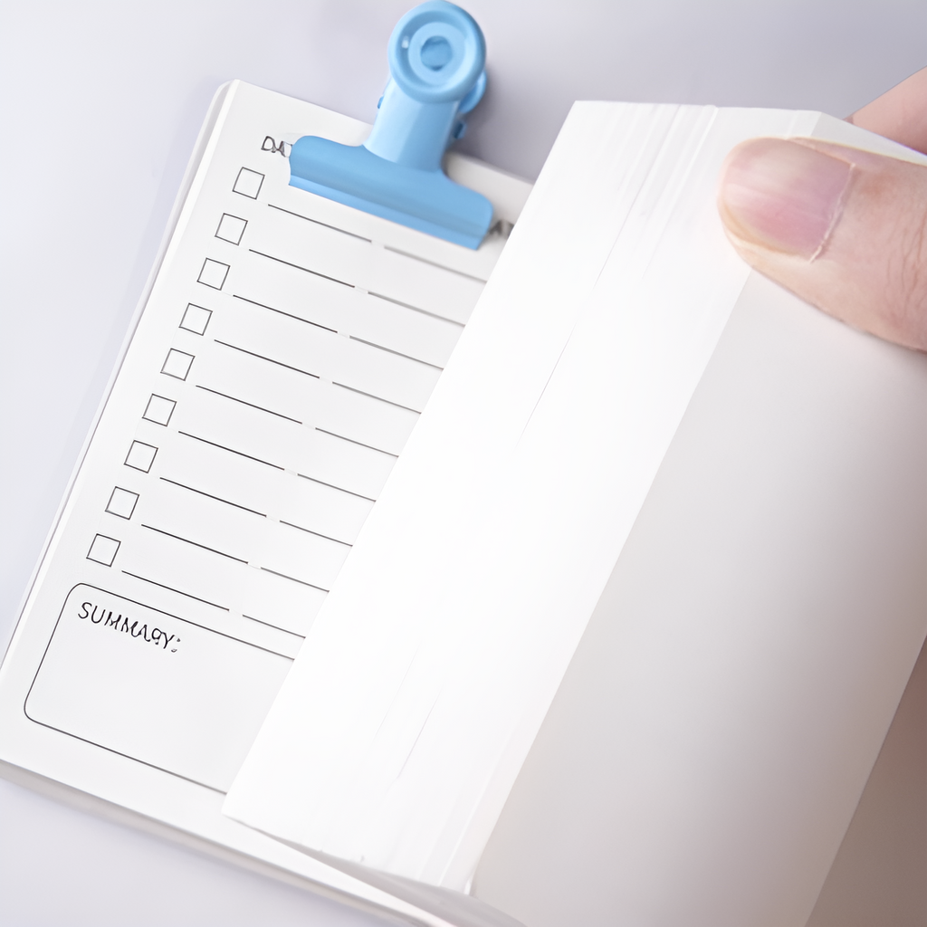 Plan For Today Square Pocket Planner + Pen | Kawaii Pen Shop