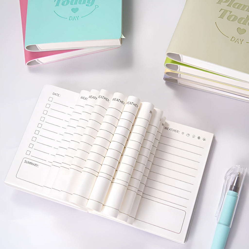 Plan For Today Square Pocket Planner + Pen | Kawaii Pen Shop