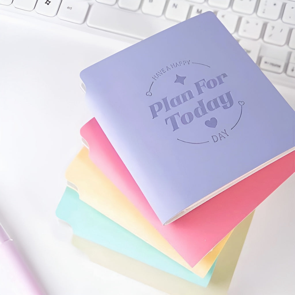 Plan For Today Square Pocket Planner + Pen | Kawaii Pen Shop