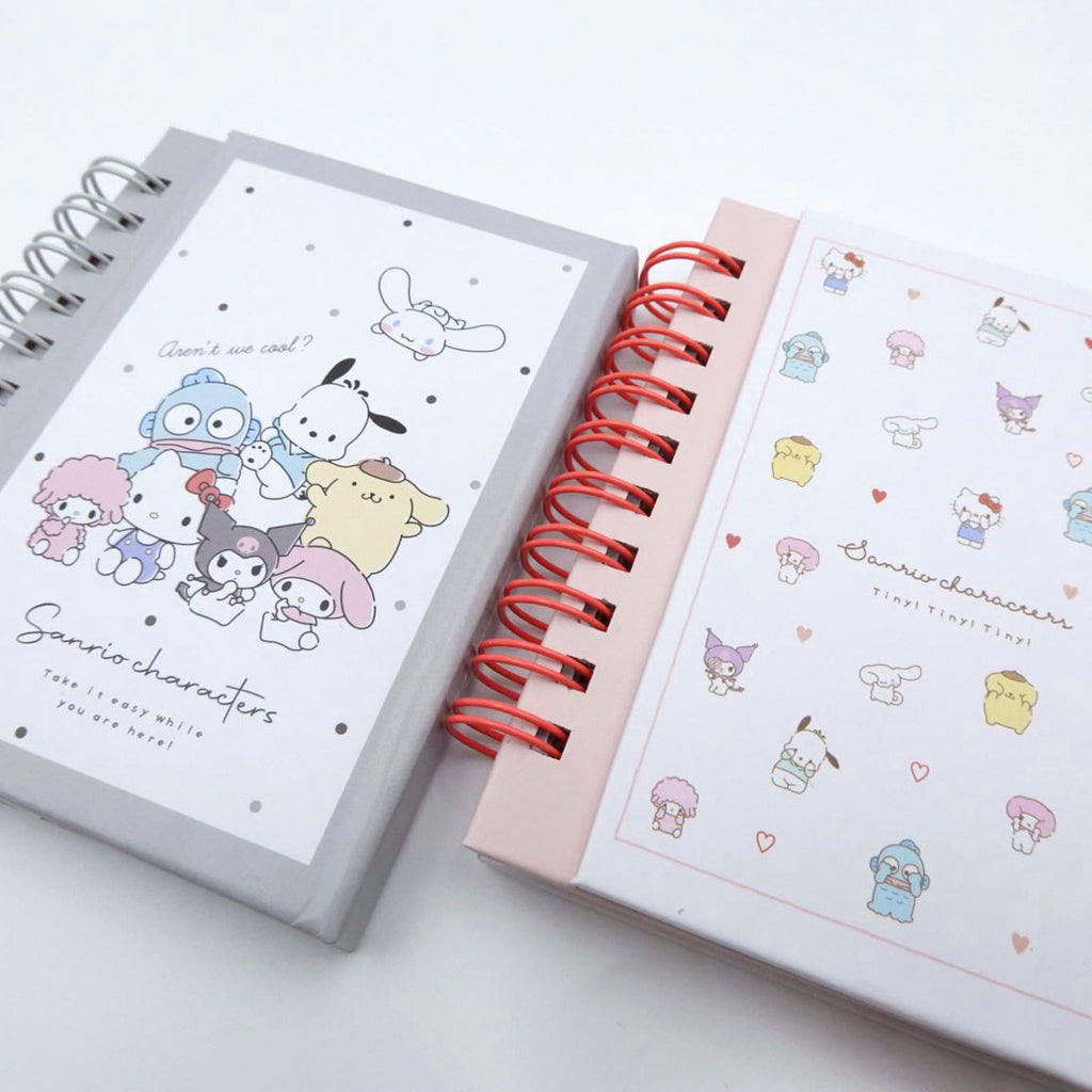 Sanrio Characters Hardcover Spiral Notebook | Kawaii Pen Shop