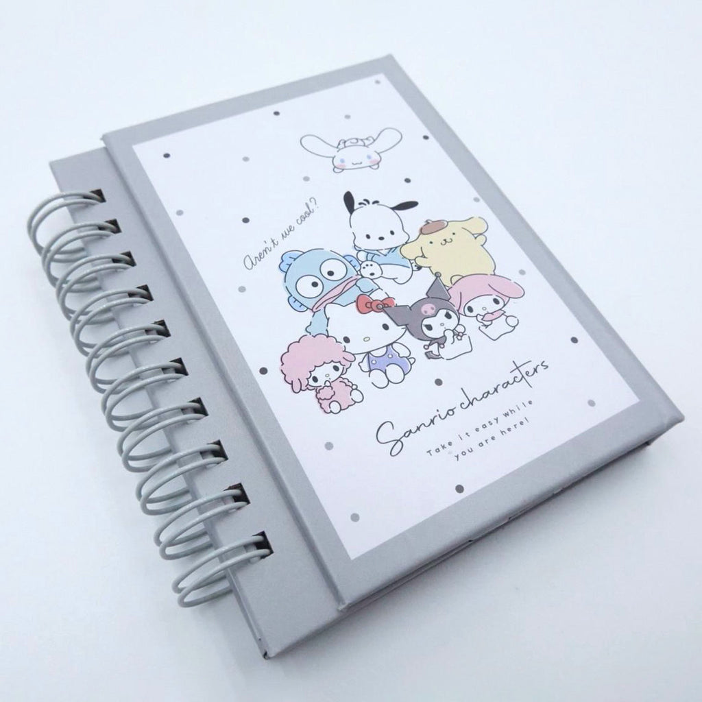 Sanrio Characters Hardcover Spiral Notebook | Kawaii Pen Shop