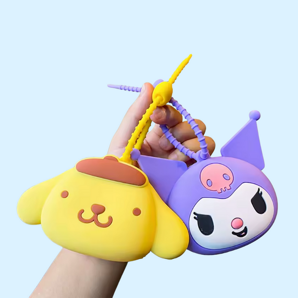 Sanrio Characters Mini Silicone Charm Pouch | Kawaii Pen Shop