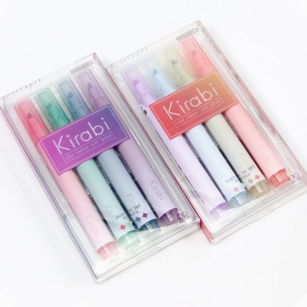 Sun-Star Kirabi Marker With Glitter - Celestial Hues | Kawaii Pen Shop