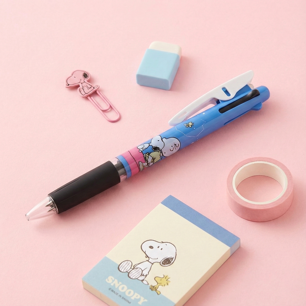Uni Jetstream Snoopy 3-in-1 Color Pen - Night Sky | Kawaii Pen Shop