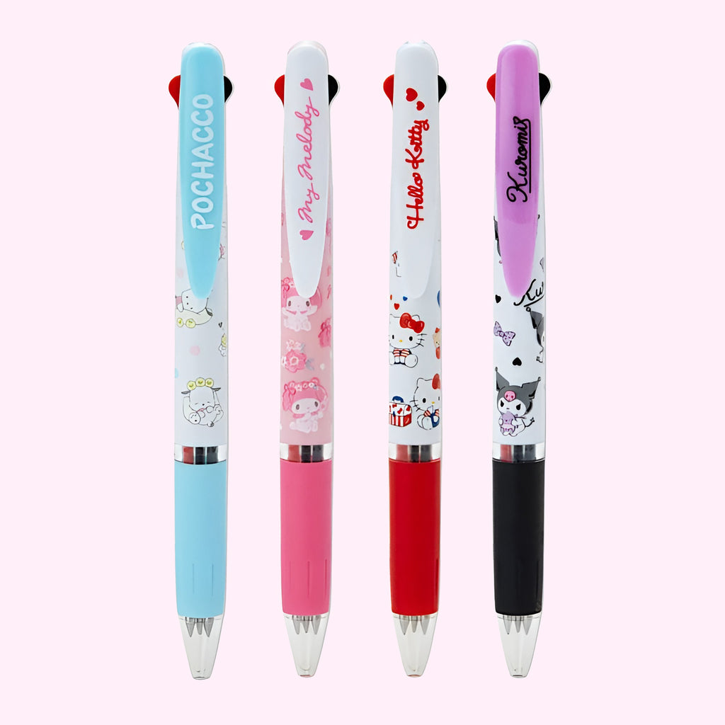 Uni x Sanrio Jetstream 3-Color Ballpoint Pen | Kawaii Pen Shop