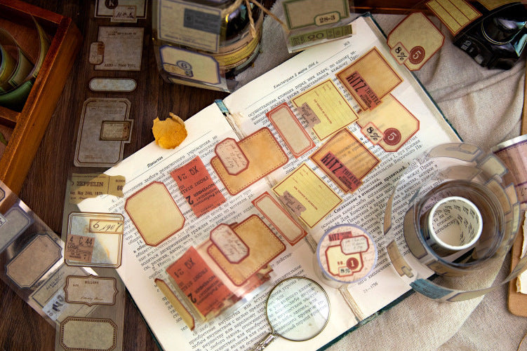 Vintage Label Washi Sticker Rolls | Kawaii Pen Shop