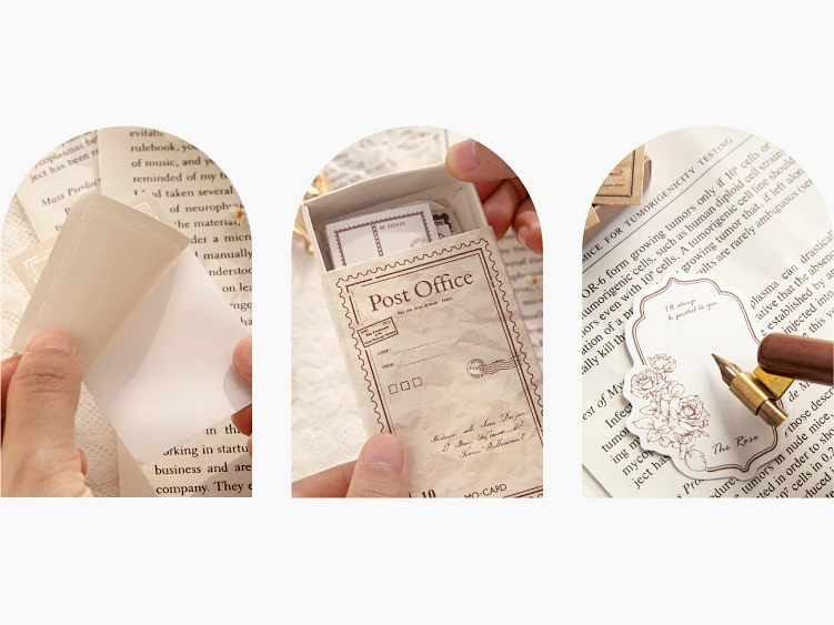Vintage Loose Leaf Decorative Scrapbooking Stickers | Kawaii Pen Shop
