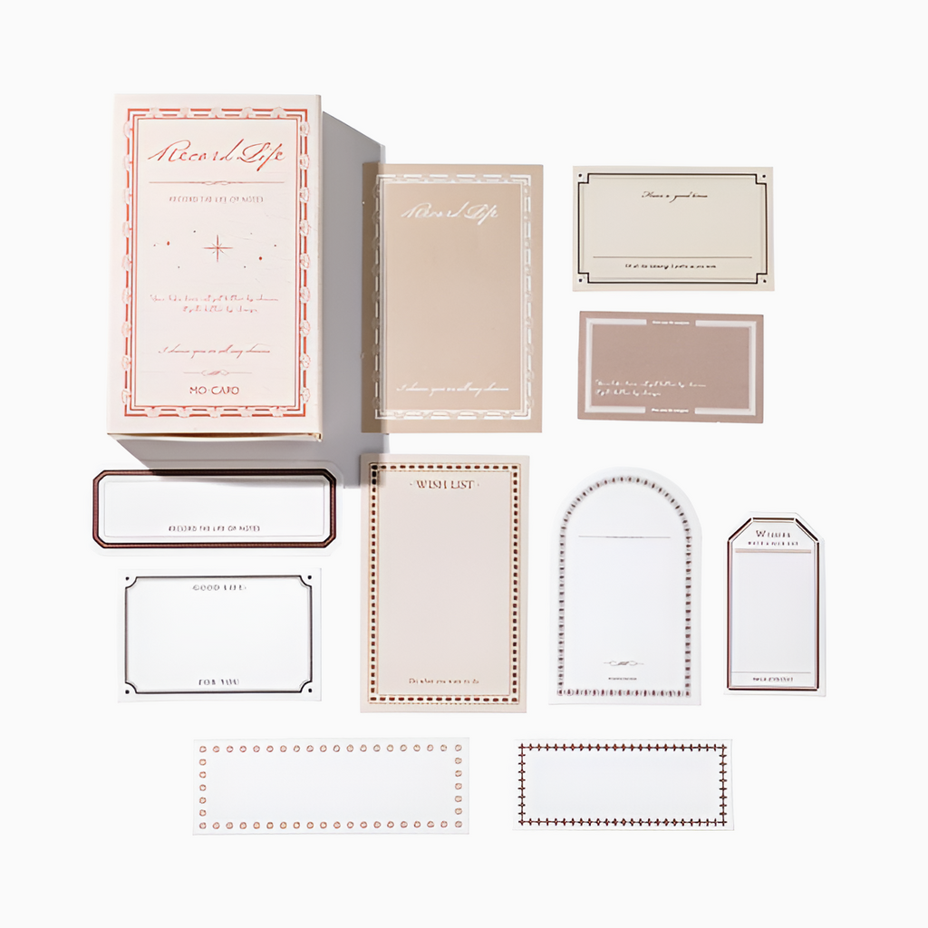 Vintage Loose Leaf Decorative Scrapbooking Stickers | Kawaii Pen Shop