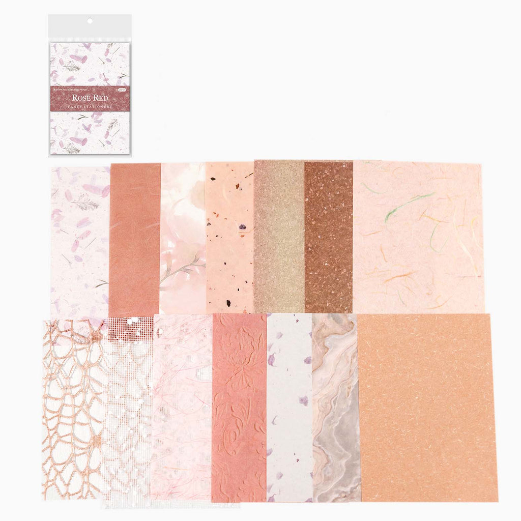 Whispering Botanica Textured Kraft Paper Assortment | Kawaii Pen Shop