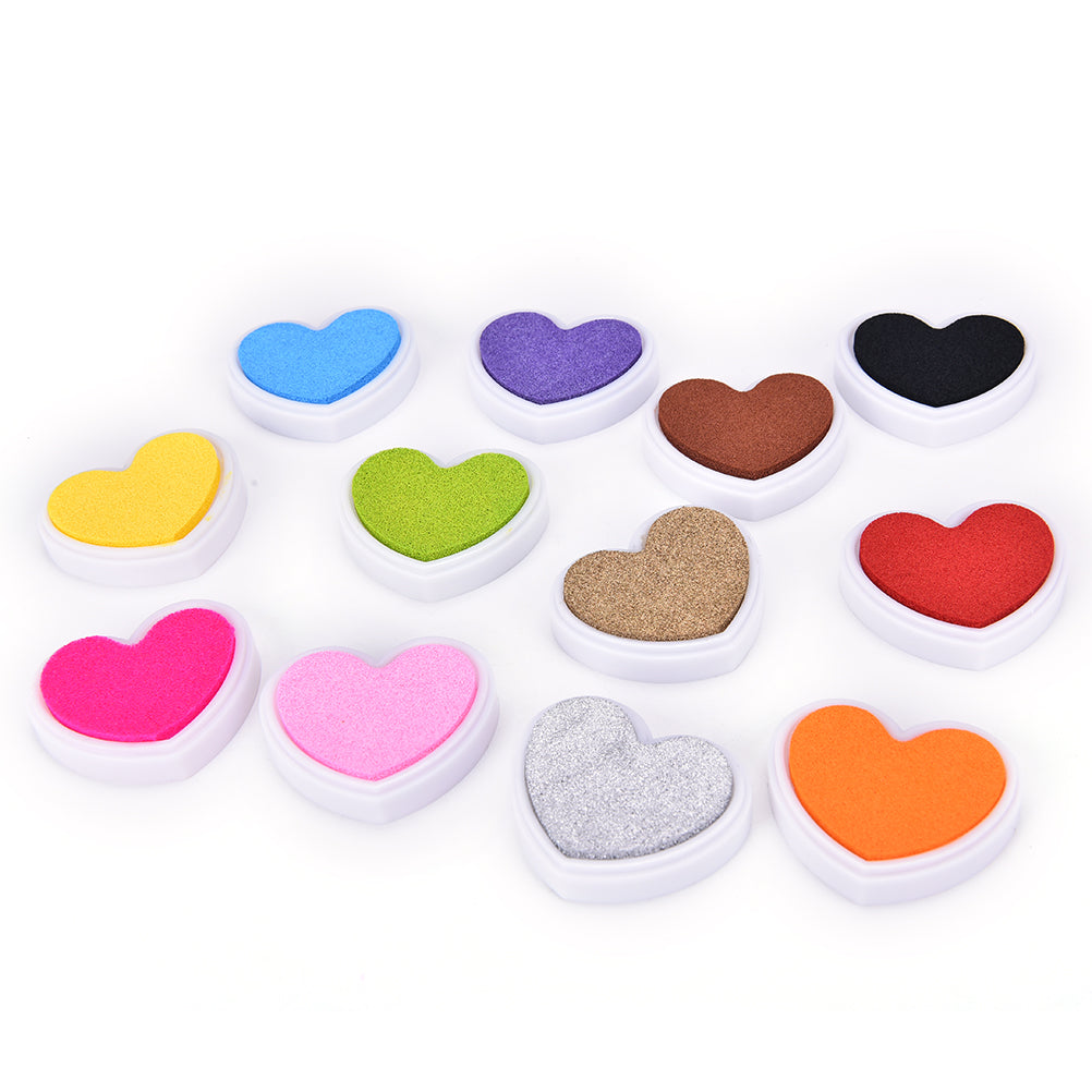 Classic Heart Shaped Ink Pad | Kawaii Pen Shop