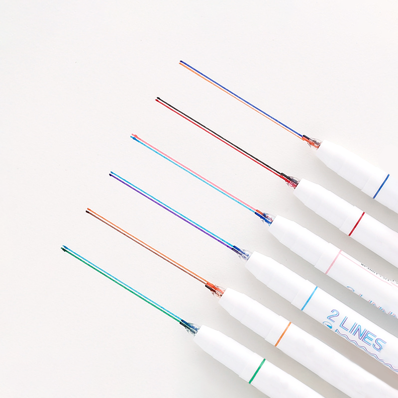 Double Line Color Pen | Kawaii Pen Shop