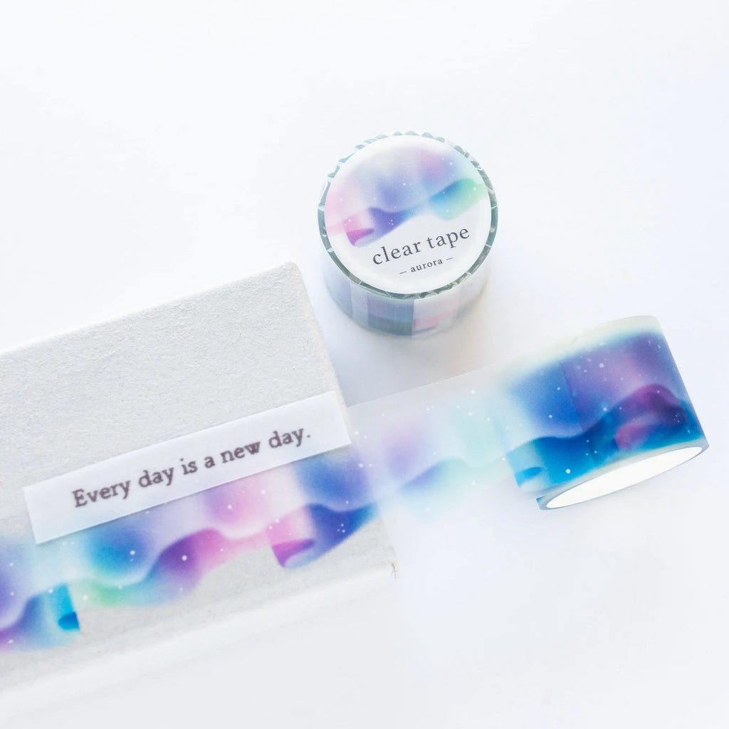 Mind Wave Clear Masking Tape - Aurora | Kawaii Pen Shop