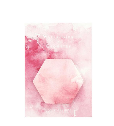 Watercolor & Geometry Sticky Notes | Kawaii Pen Shop